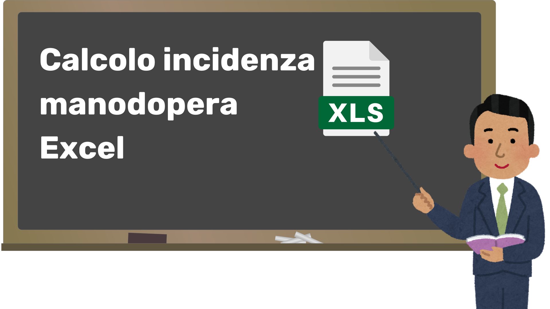 Esempio calcolo incidenza manodopera Excel