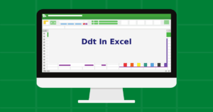 DDT in Excel
